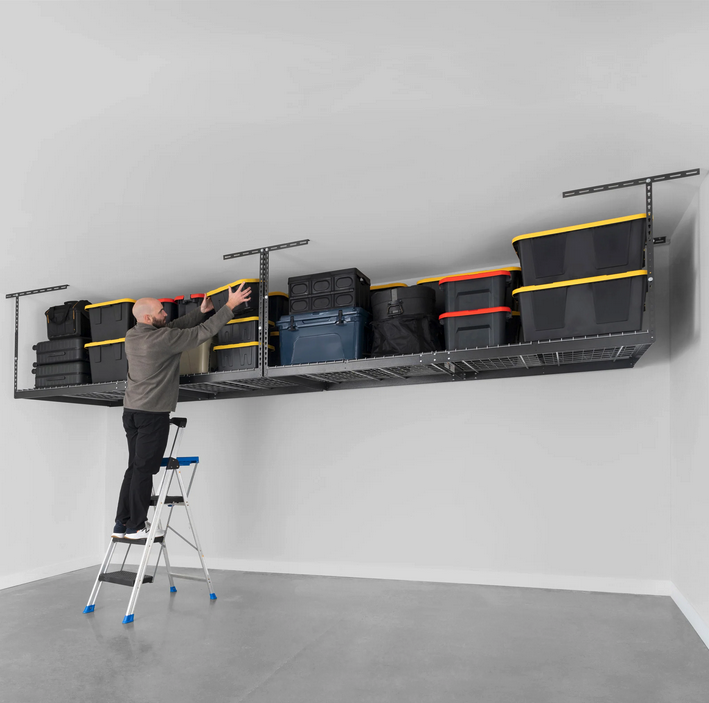 Maximize Your Garage Space with SafeRacks Overhead Storage - Hardware ...